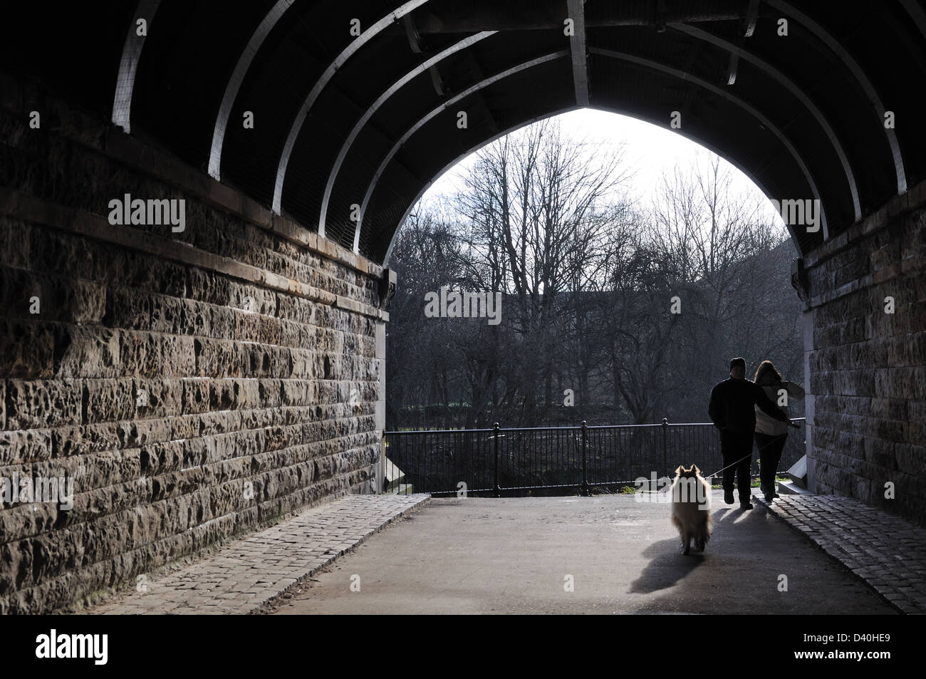 Under the Kelvinbridge, Great Western Road Stock Photo - Alamy