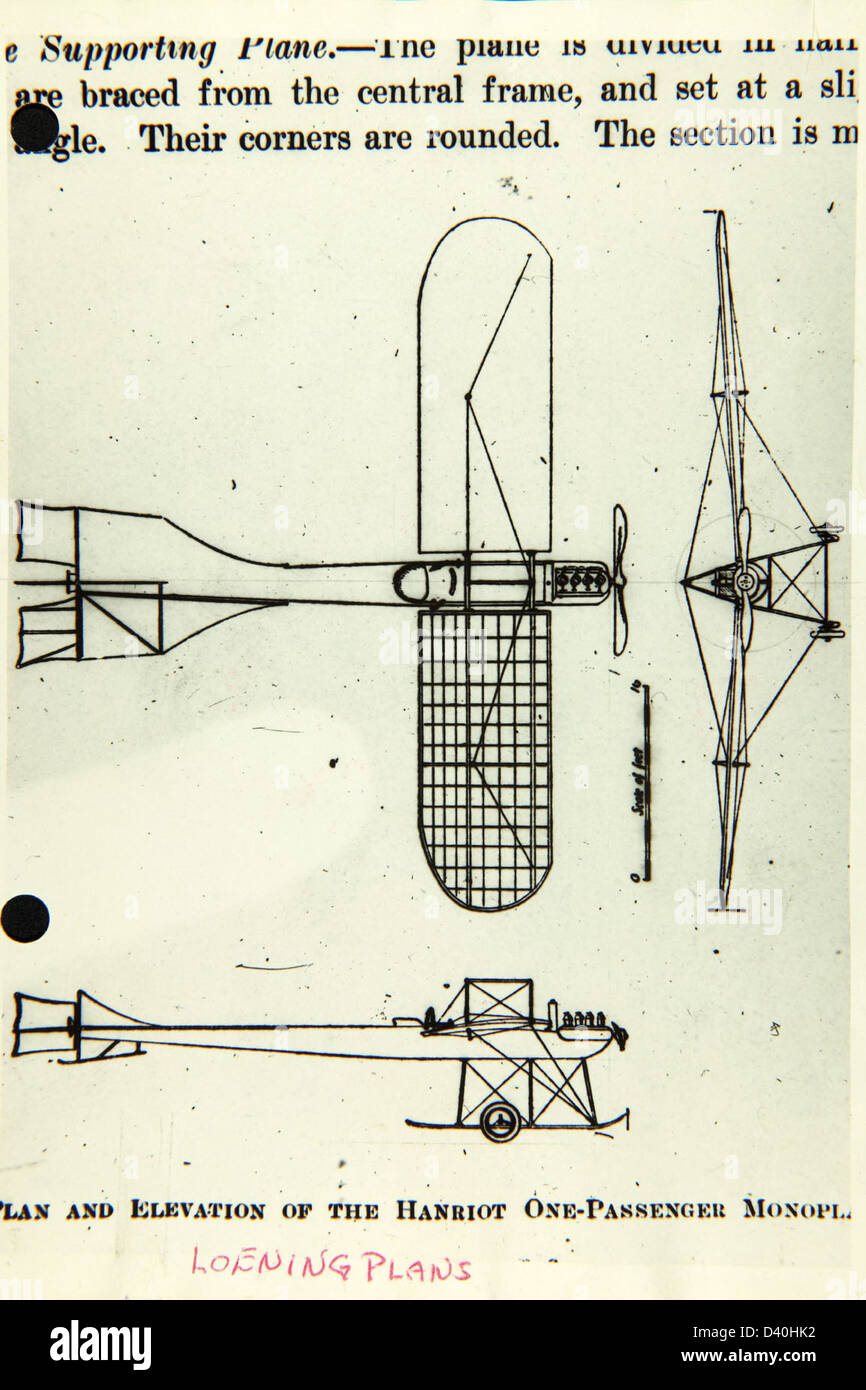The Hanriot Monoplane was a French aircraft from World War I, designed ...