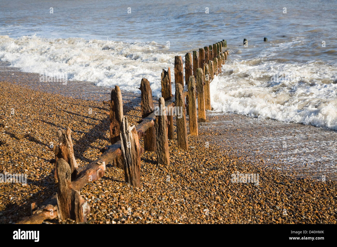 Old wooden sea groynes High Resolution Stock Photography and Images - Alamy