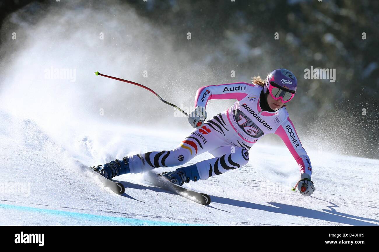 Garmisch-Partenkirchen, Germany. 28th February 2013. German alpine ...