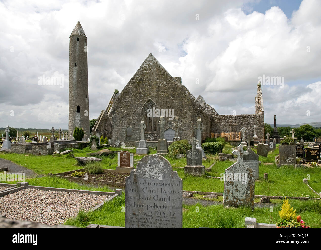 Kilmacduagh Monastery Ireland High Resolution Stock Photography and ...