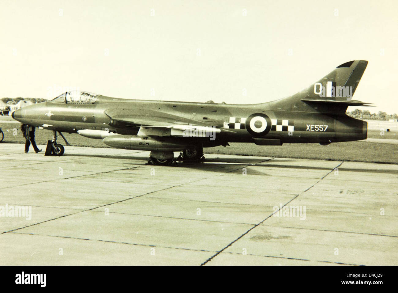 1950s raf jet fighter hi-res stock photography and images - Alamy