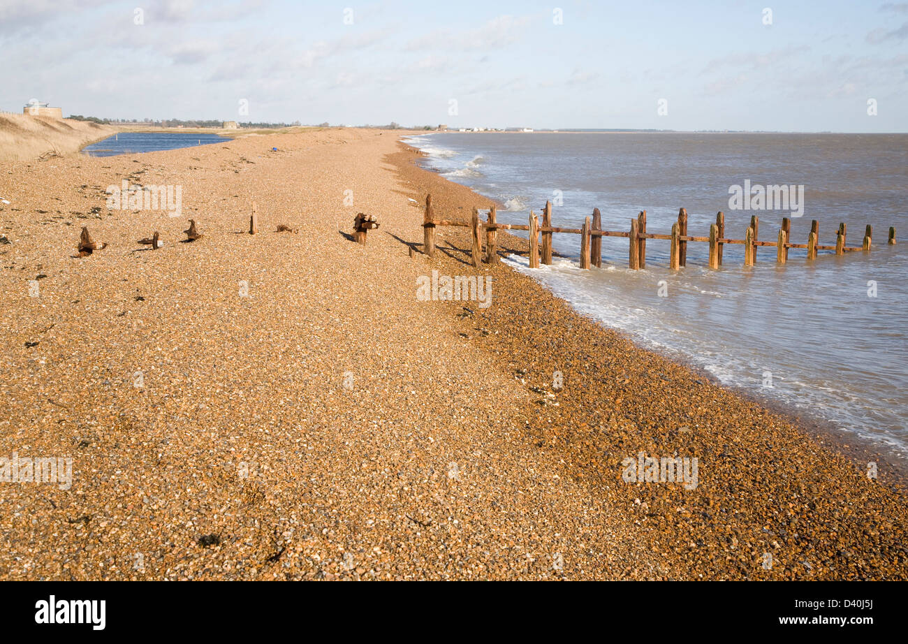Old groynes hi-res stock photography and images - Alamy