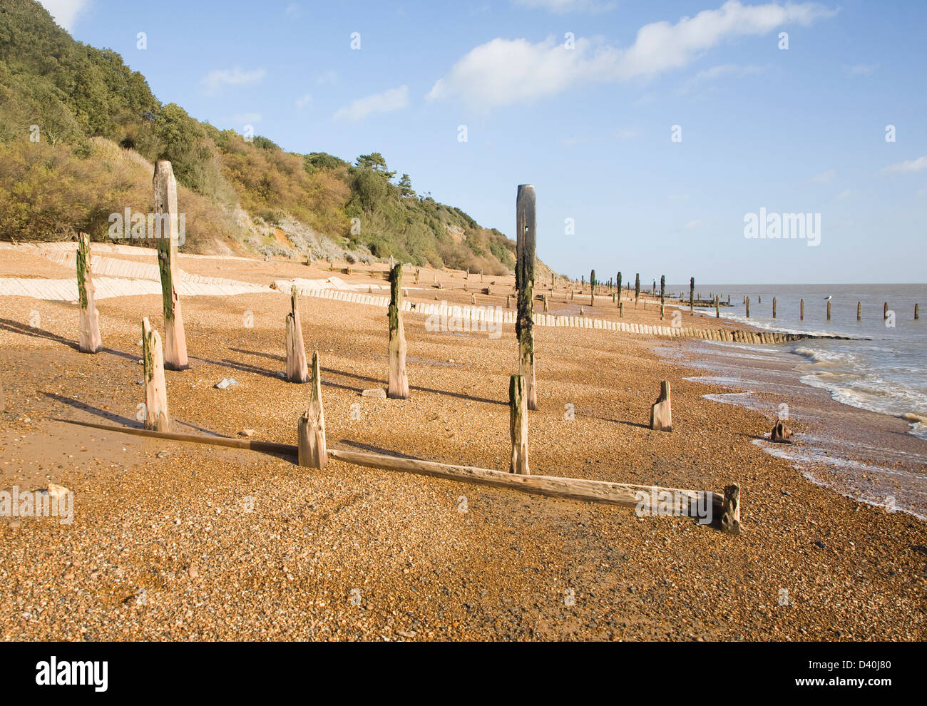 Old groynes hi-res stock photography and images - Alamy