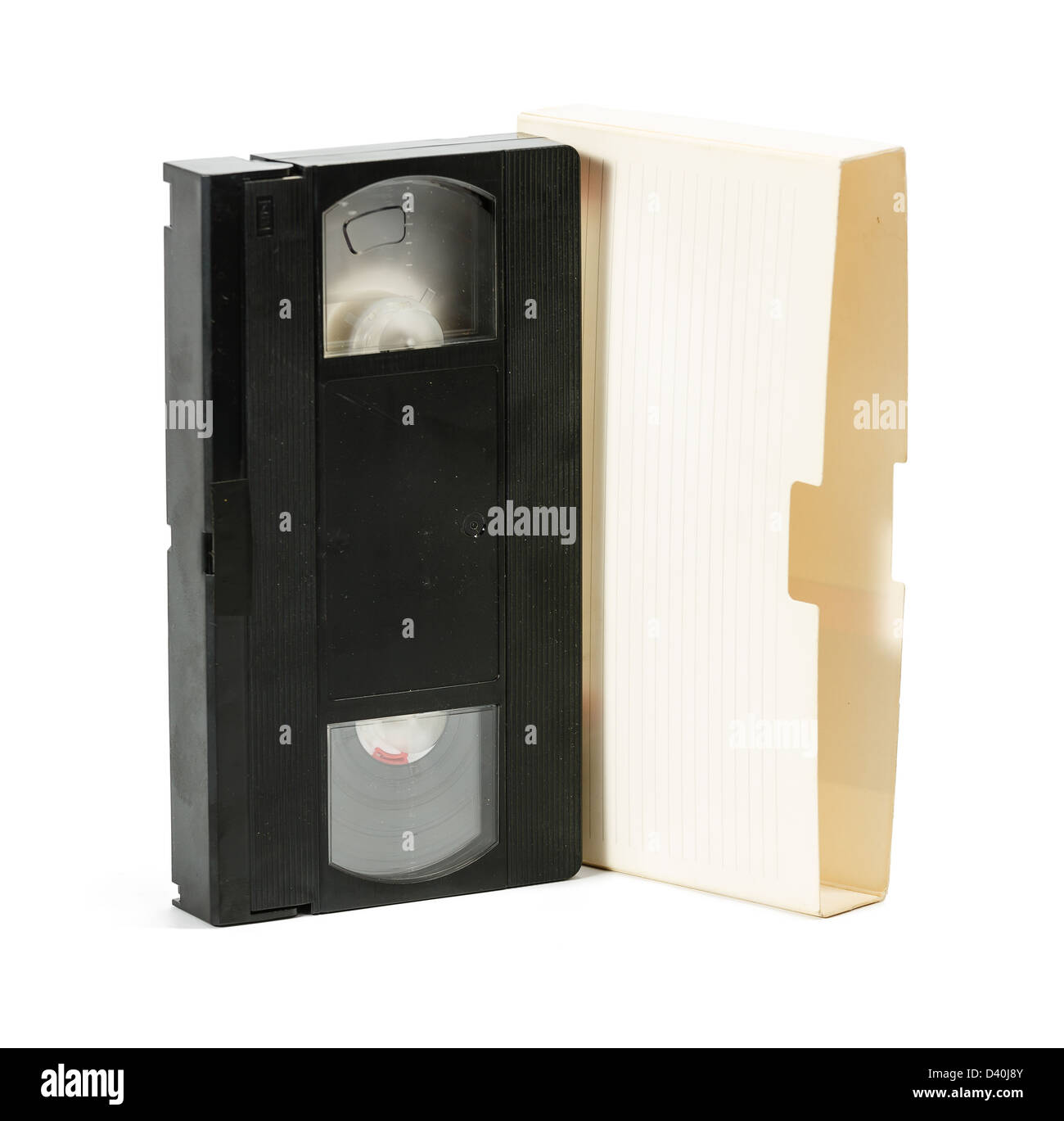 VHS video cartridge on white background Stock Photo - Alamy