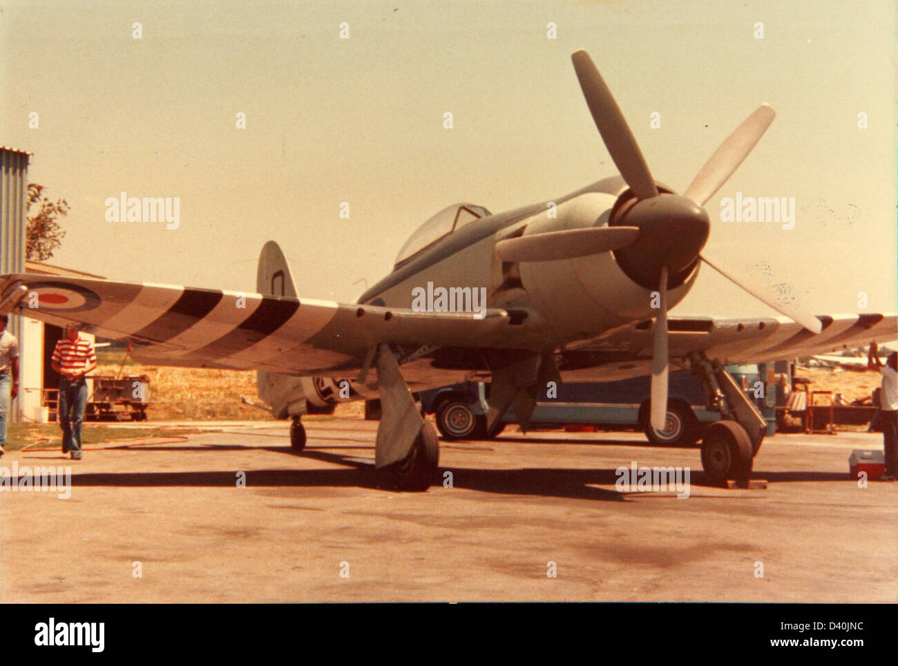 The Hawker Sea Fury was a British naval fighter aircraft used during ...
