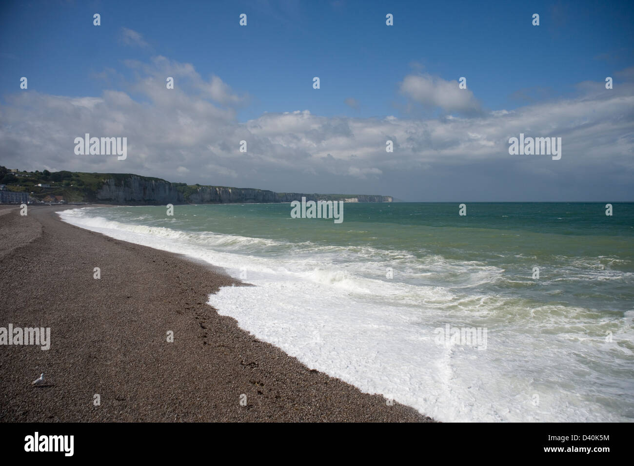 The beach at Fecamp, Normandy, France Stock Photo - Alamy