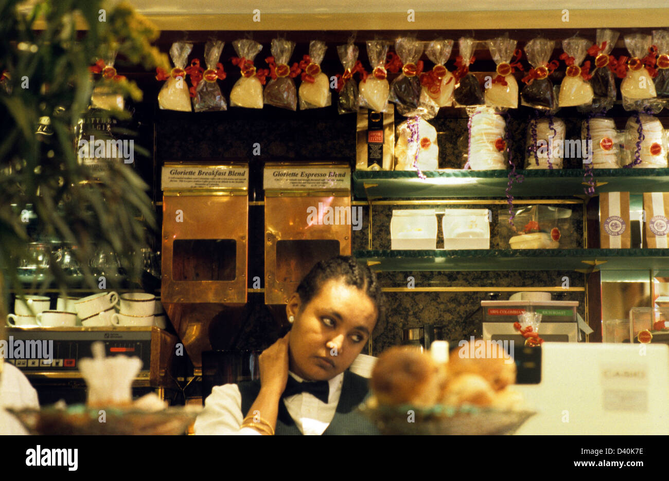 A London restaurant in the 1990s Stock Photo - Alamy