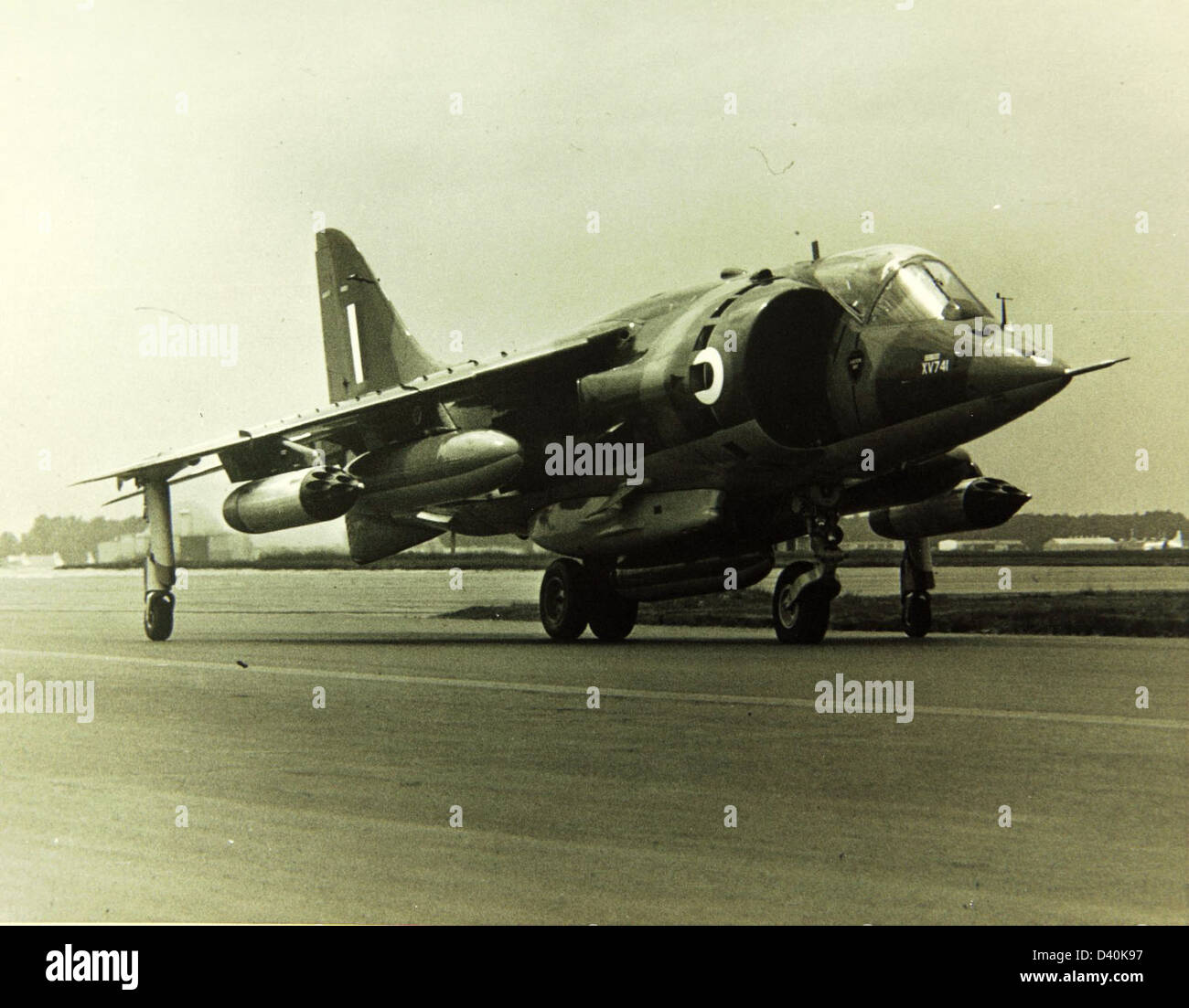 The Hawker Siddeley AV-8A Harrier is a British-built vertical/short ...