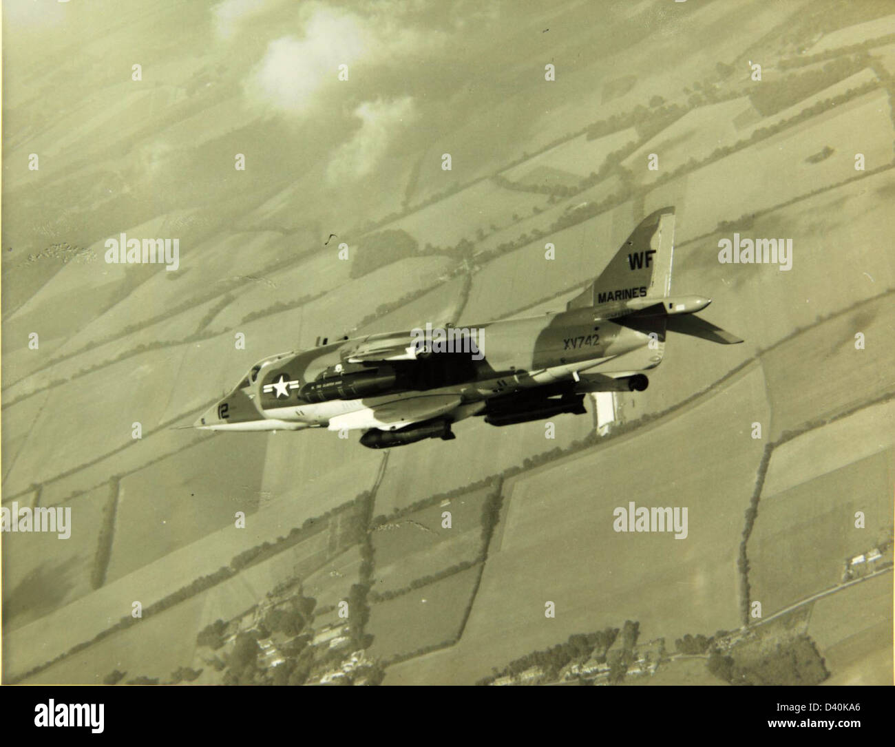 The Hawker Siddeley AV-8A Harrier was a British-built vertical/short ...