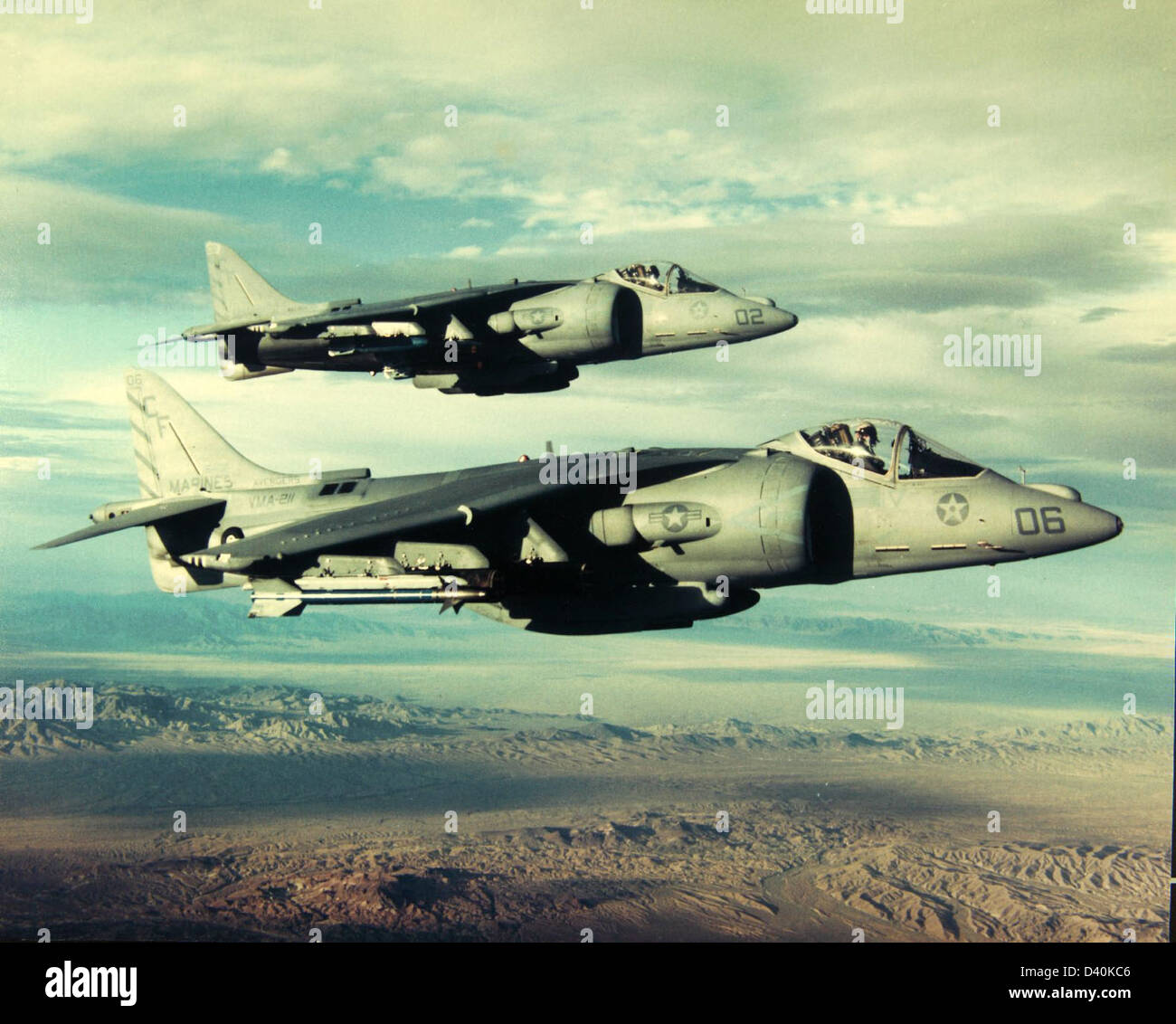 The Hawker Siddeley AV-8A Harrier is a British-made vertical/short ...