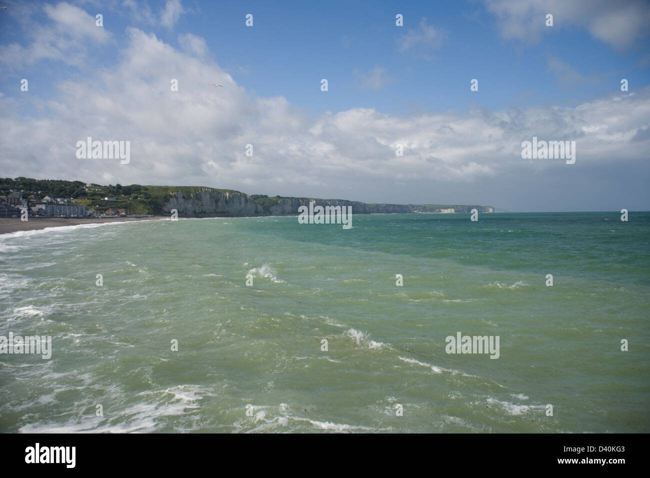 The beach at Fecamp, Normandy, France Stock Photo - Alamy