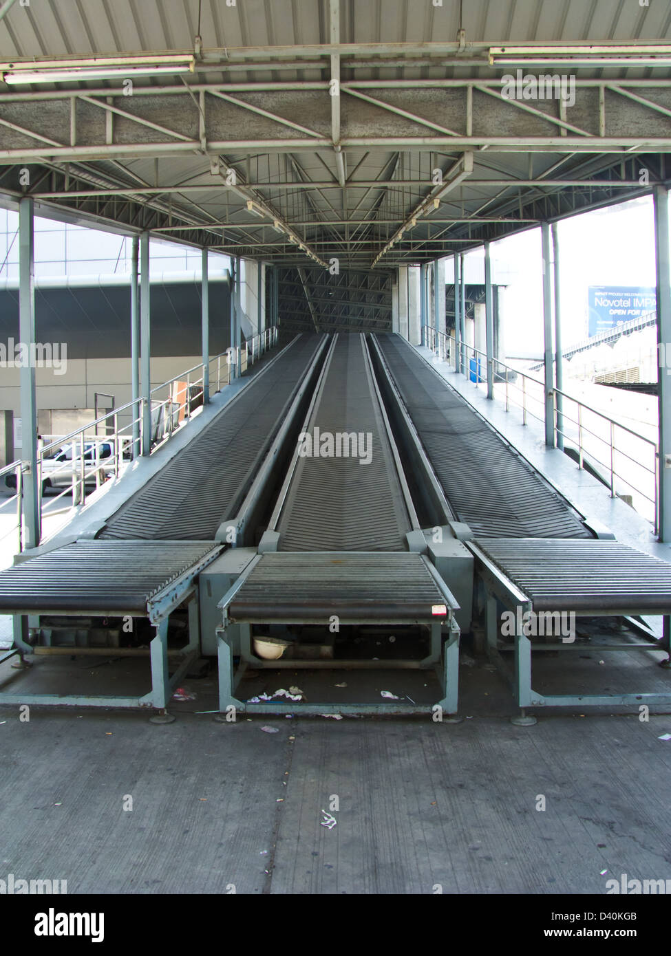 Rubber industrial conveyer Stock Photo - Alamy