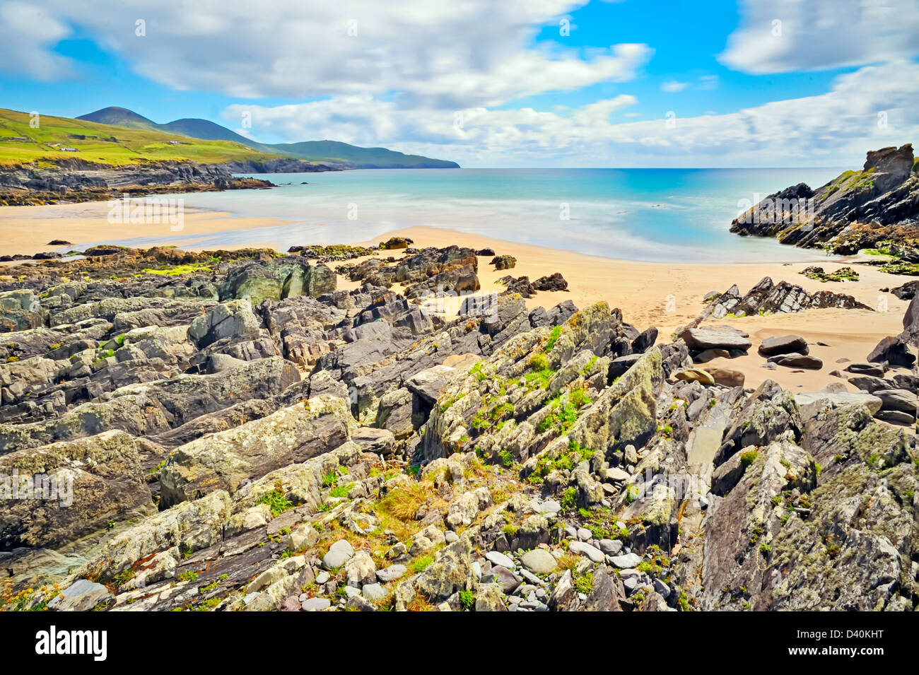 beautiful scenic rural landscape from ireland Stock Photo - Alamy