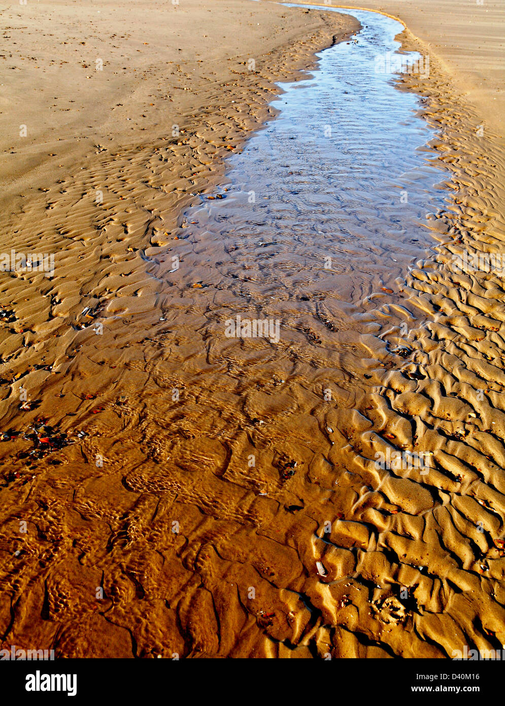 Beach rivulet hi-res stock photography and images - Alamy