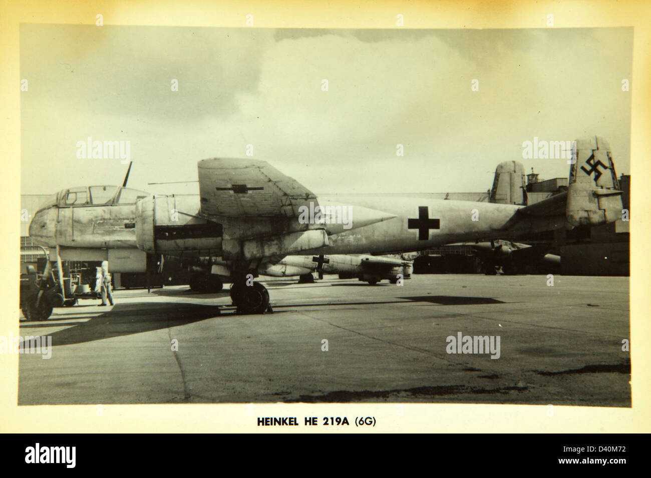 The Heinkel He 219 Uhu was a German night fighter aircraft used during ...