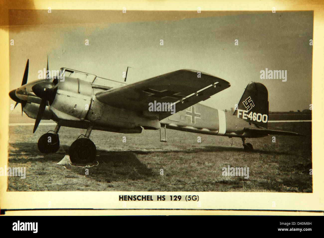 The Henschel HS 129 was a German ground-attack aircraft used during ...