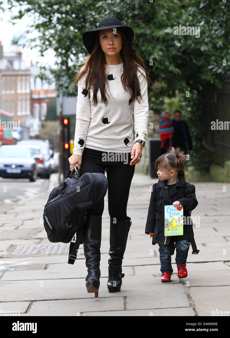 Myleen Klass seen out and about in North London Stock Photo - Alamy