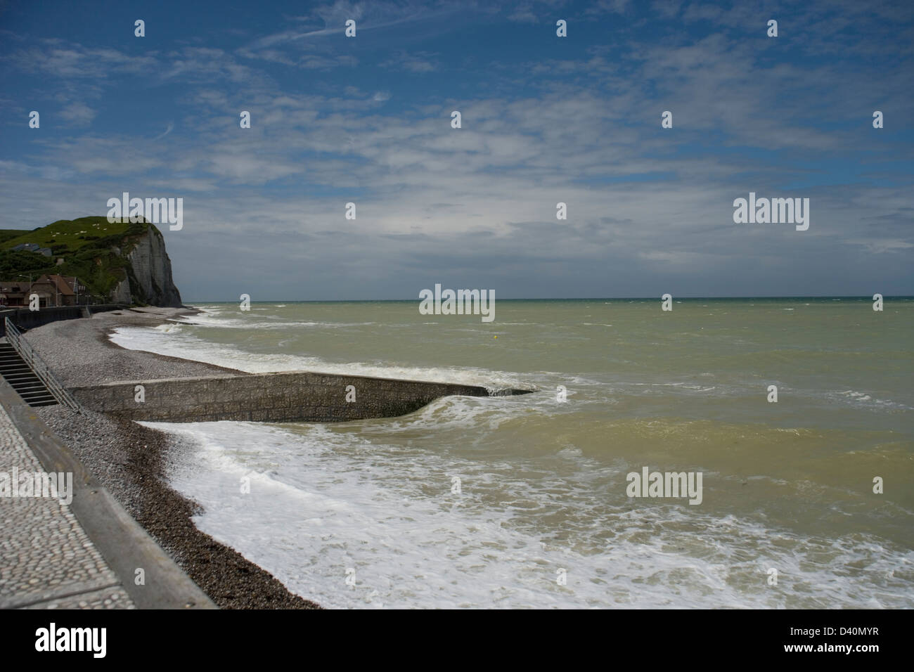 Veulettes sur Mer Normandy France Stock Photo - Alamy