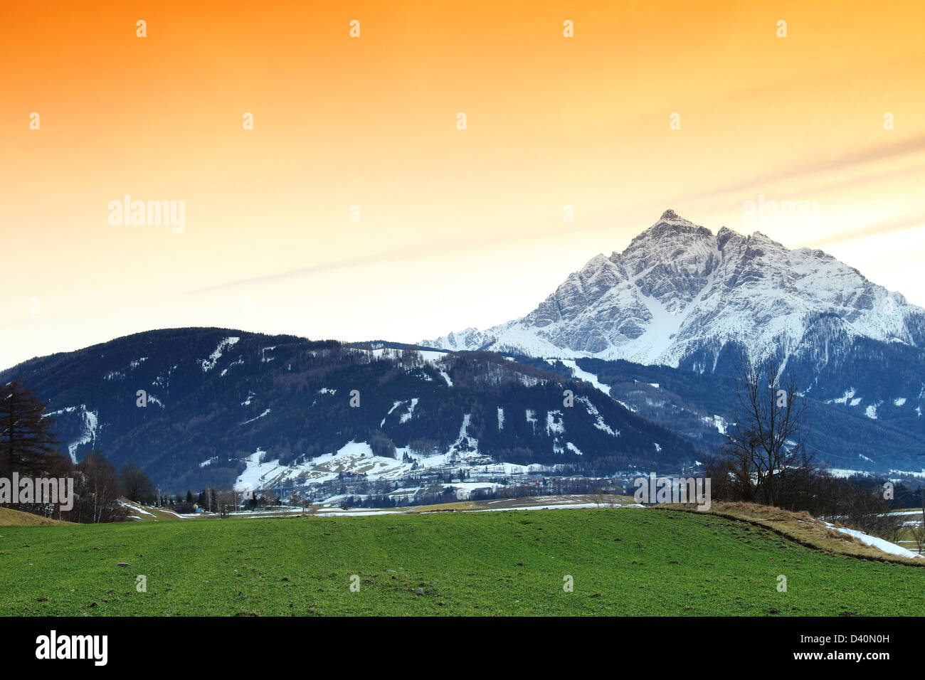 beautiful Mountains in Tirol, Austria Stock Photo - Alamy