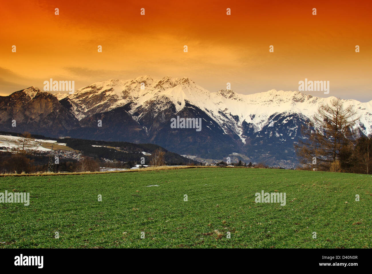 beautiful Mountains in Tirol, Austria Stock Photo - Alamy