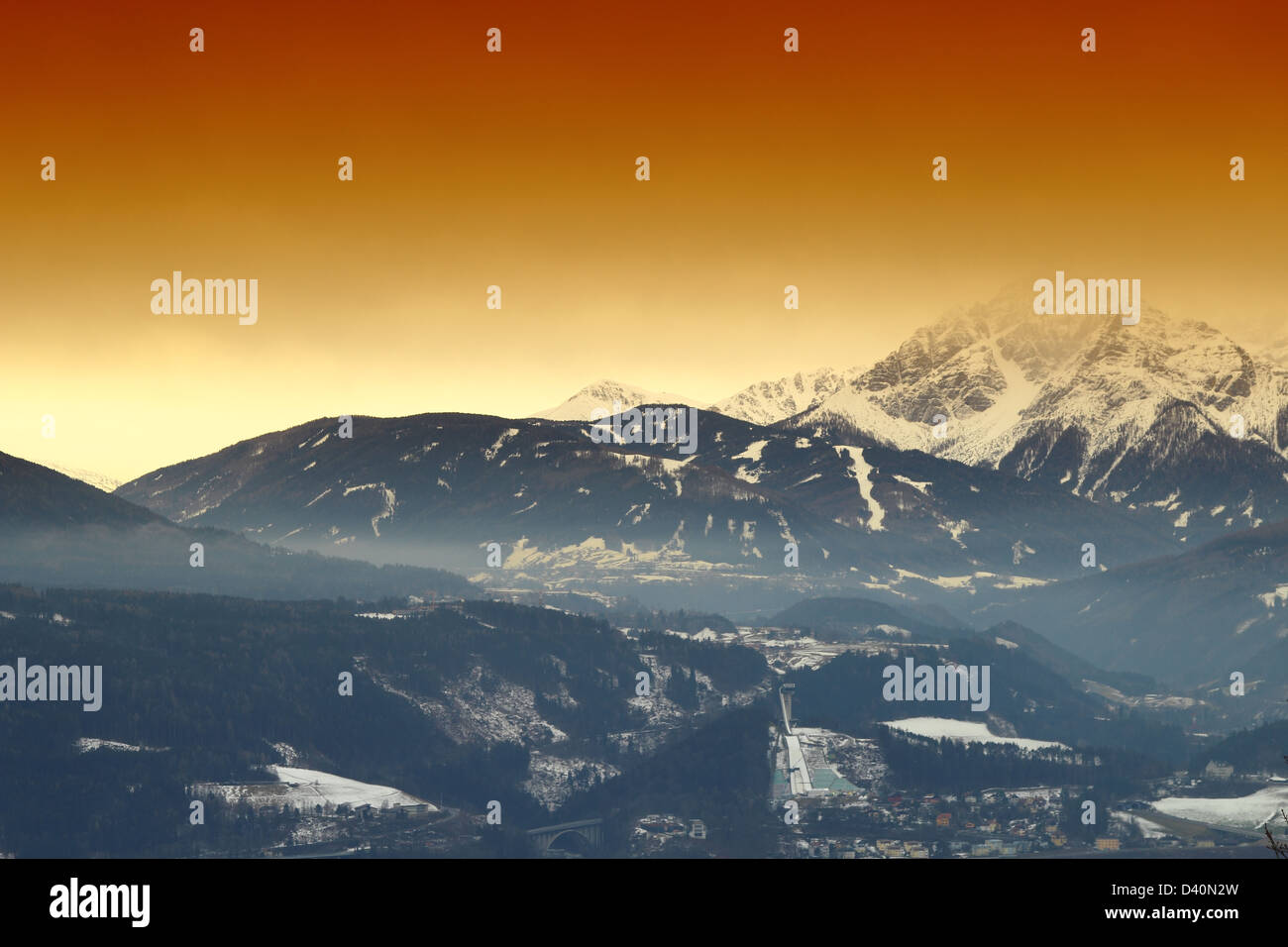 beautiful Mountains in Tirol, Austria Stock Photo - Alamy