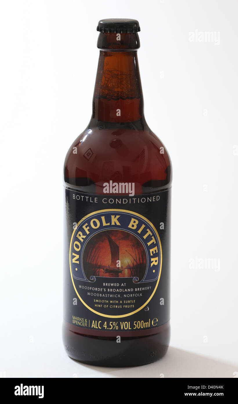 Bottle of Norfolk Bitter Stock Photo - Alamy