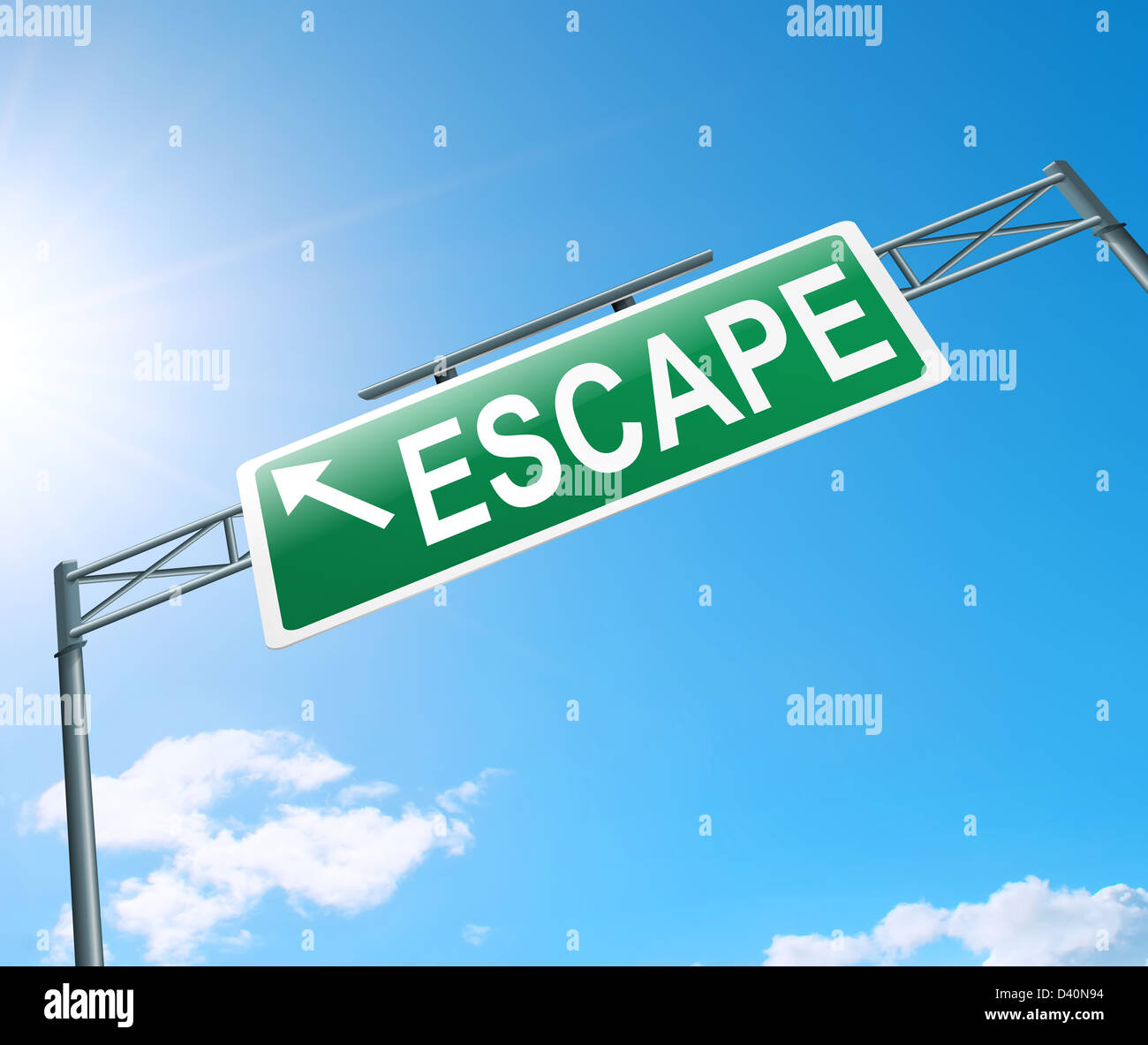 Exit sign exodus hi-res stock photography and images - Alamy