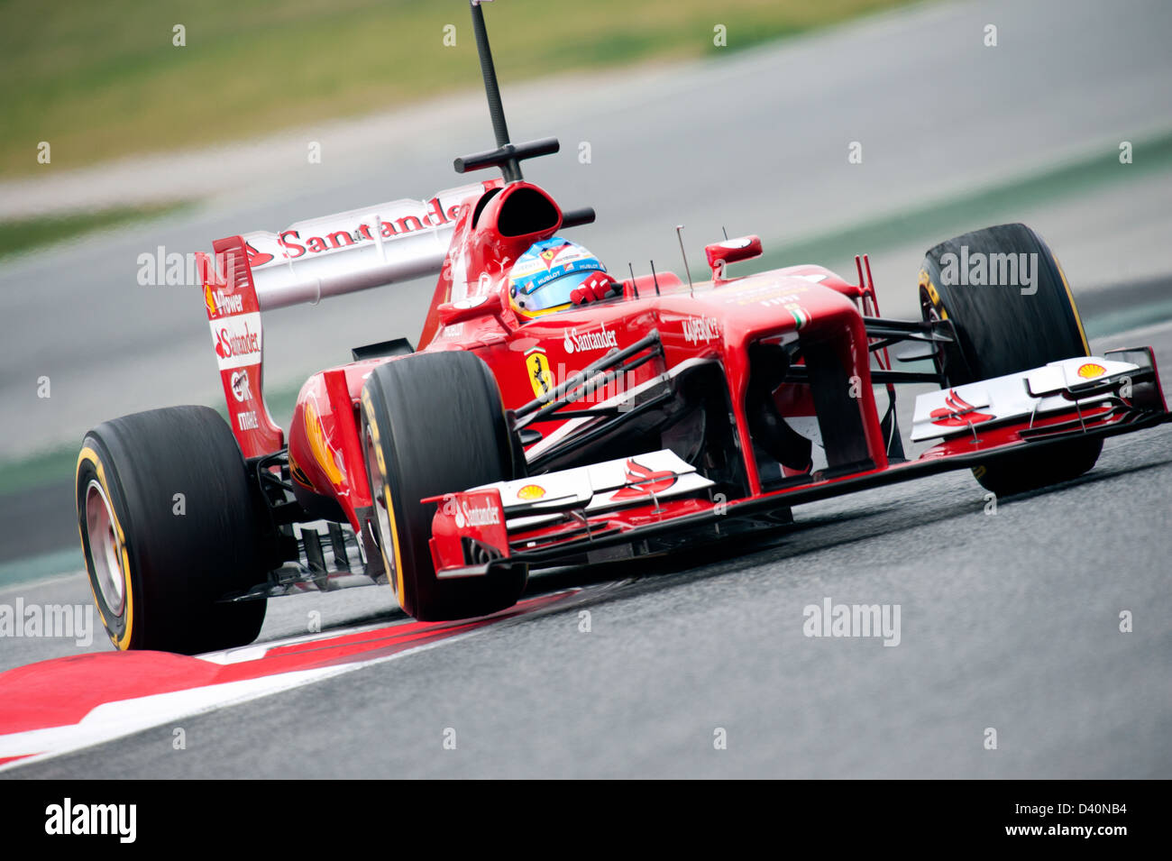 Fernando Alonso (SPA), Ferrari F138, Formula 1 testing sessions ...