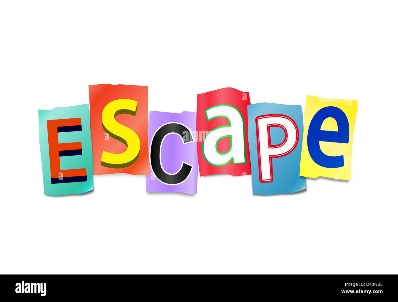 Escape escaped Cut Out Stock Images & Pictures - Alamy