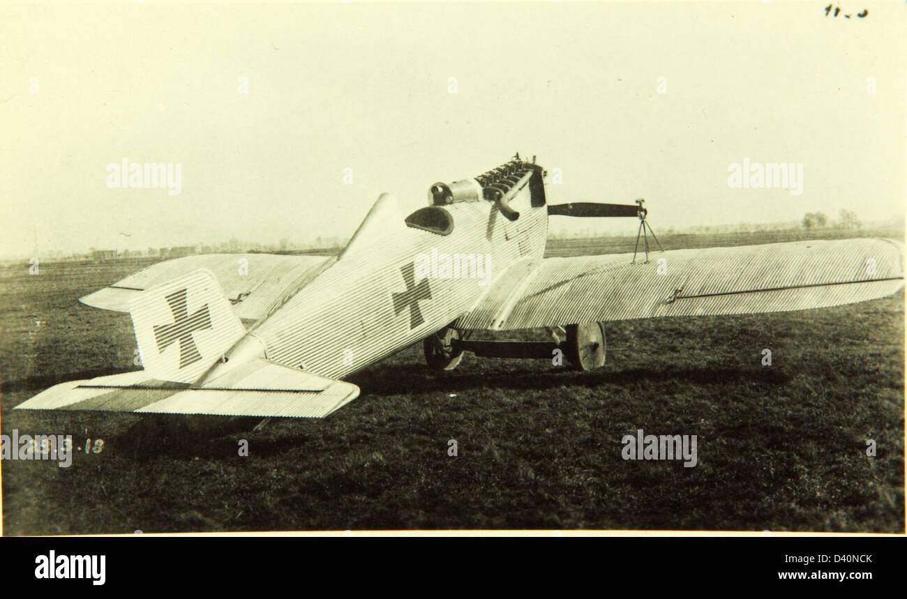 The Junkers J.7 was a German monoplane fighter aircraft used during ...