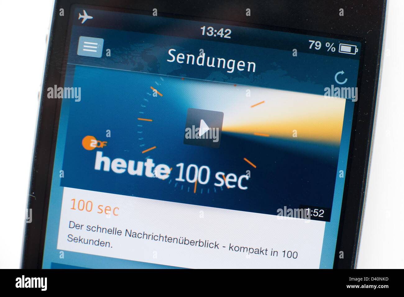 (ILLUSTRATION) An illustration dated 28 February 2013 shows the ZDF ...