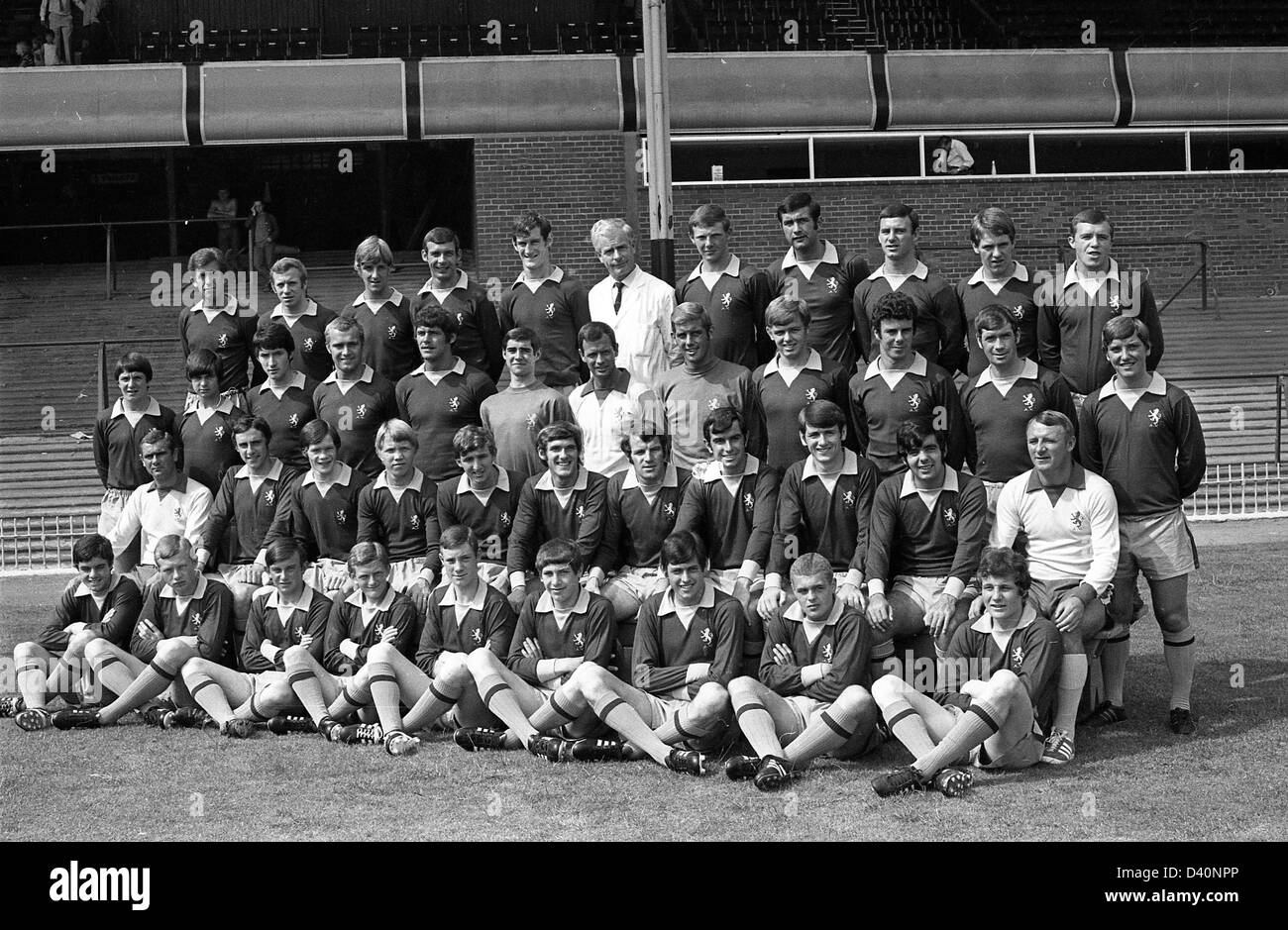 Aston Villa FC football squad 1969 Peter Broadbent, Brian Little, Ian ...