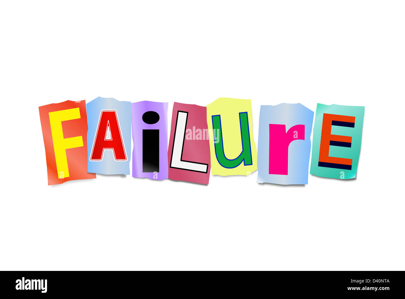 Disappointment failure Cut Out Stock Images & Pictures - Alamy