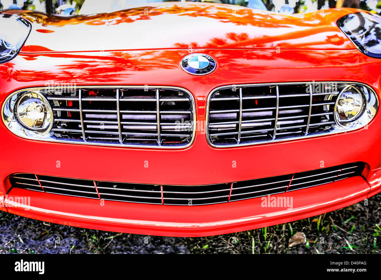Car front grill hi-res stock photography and images - Alamy