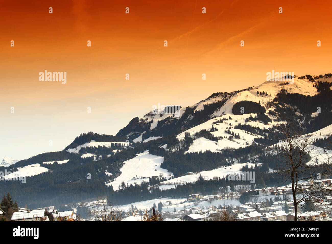 beautiful Mountains in Tirol, Austria Stock Photo - Alamy