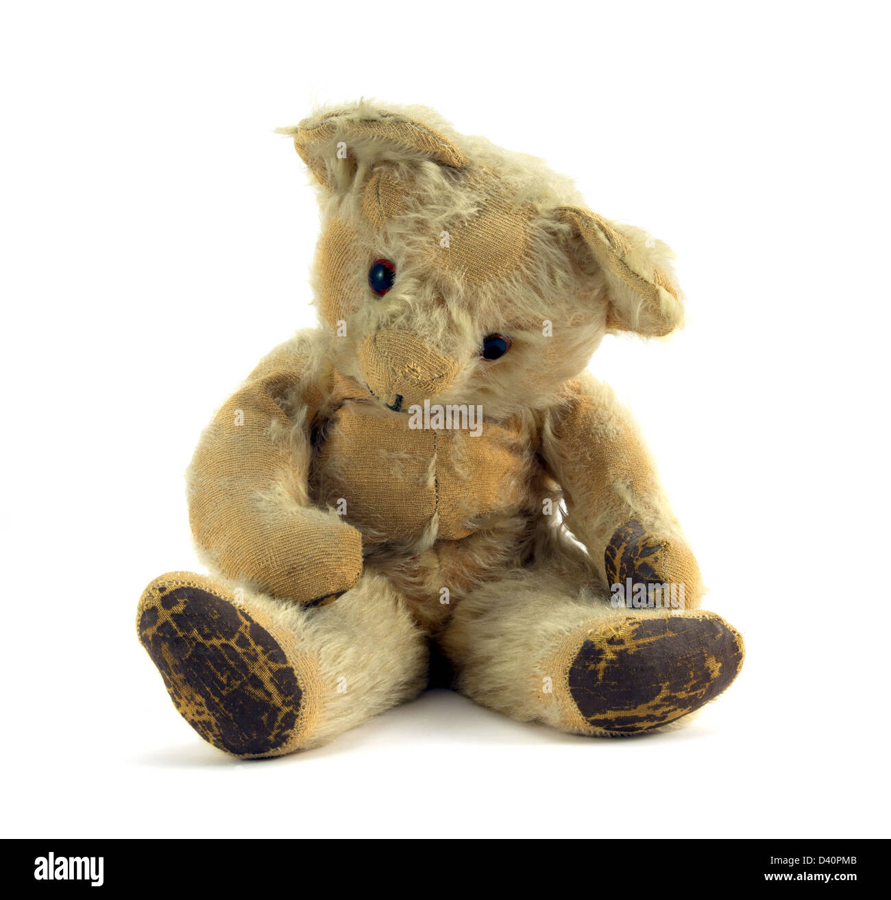 Old vintage teddy bear Stock Photo - Alamy