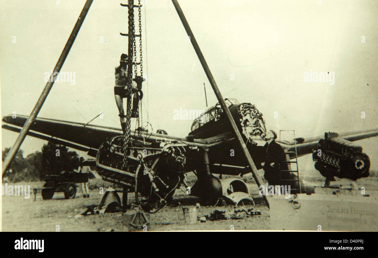 The Junkers Ju.87, known as the Stuka, was a German dive bomber used ...