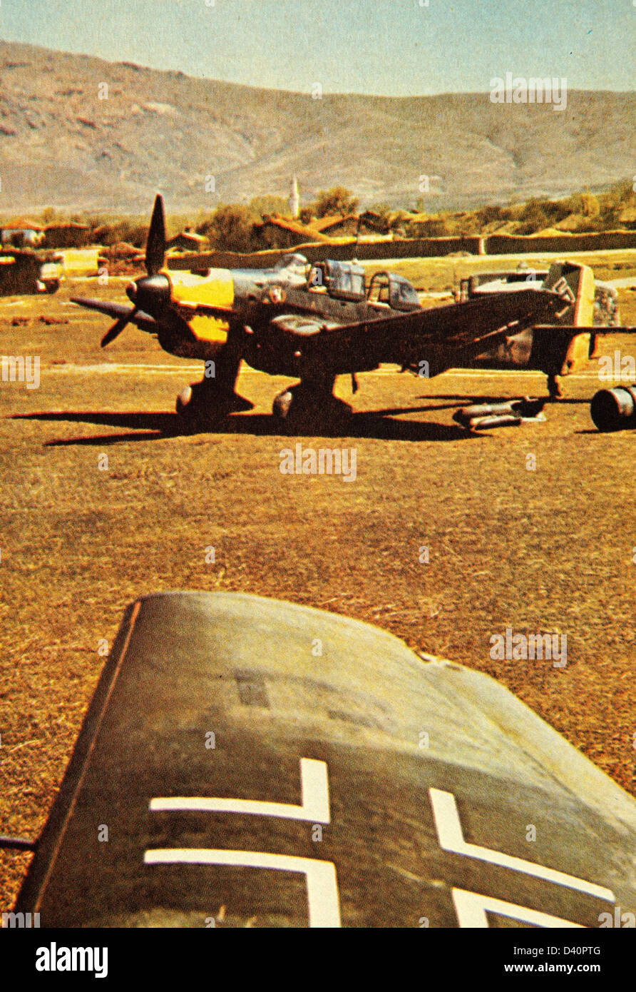 The Junkers Ju 87, also known as the 'Stuka,' was a German dive bomber ...