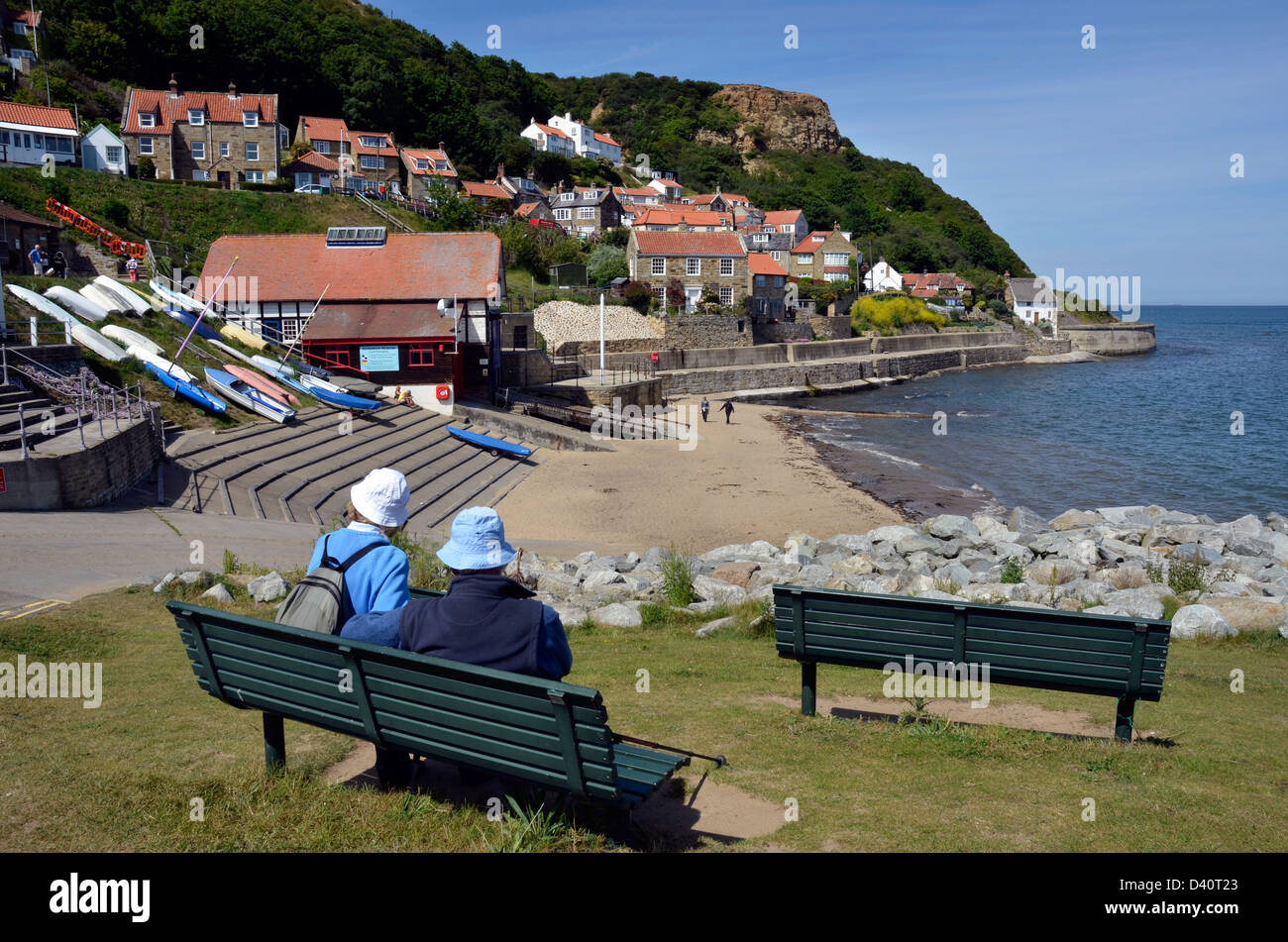 runswick bay, yorkshire, england Stock Photo - Alamy