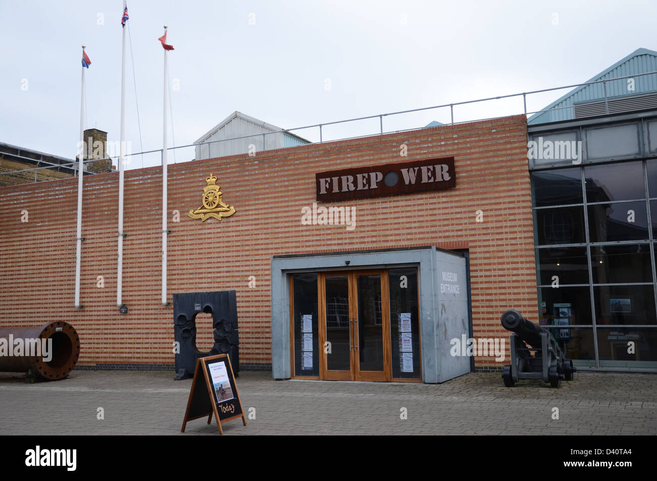 Firepower - the Royal Artillery museum in Woolwich, south London Stock ...