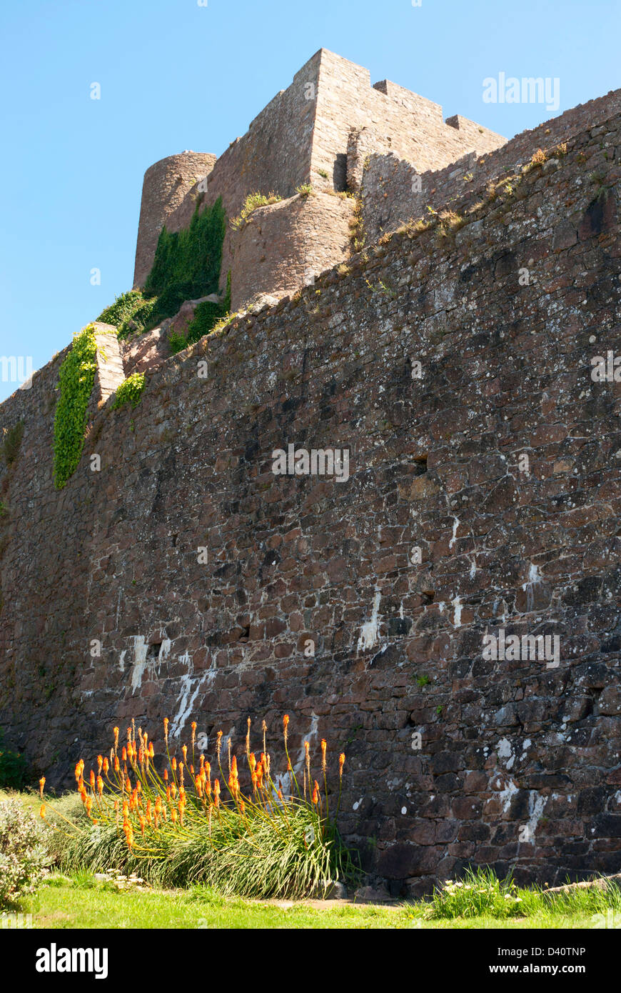 Jersey uk mont orgueil castle hi-res stock photography and images - Alamy