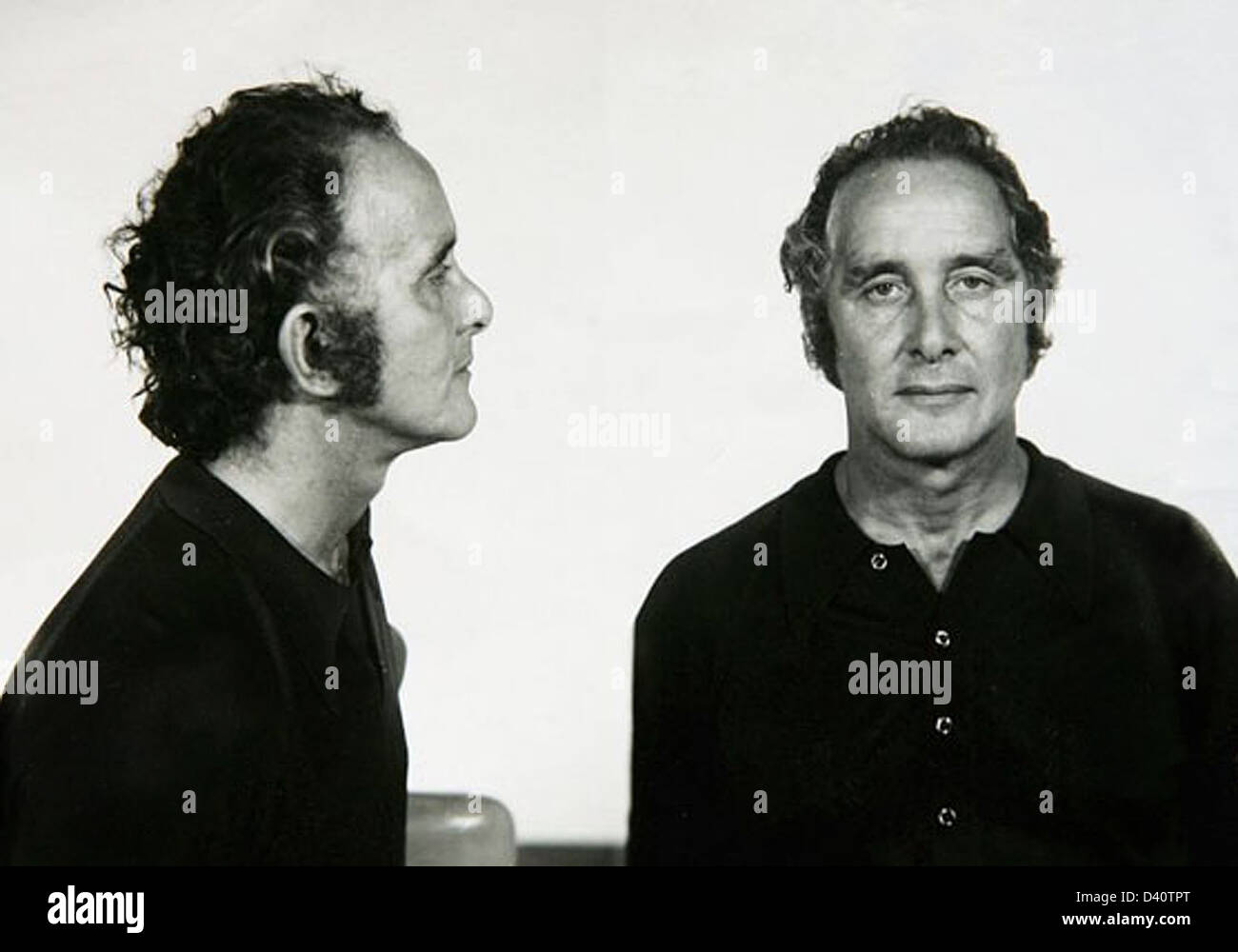 Police arrest photograph of Great Train Robbery Ronnie Biggs Stock ...
