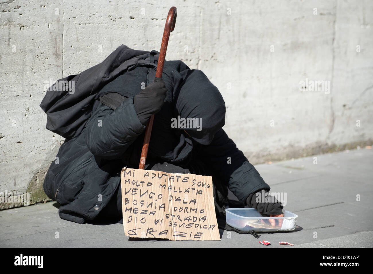 Beggar Woman High Resolution Stock Photography and Images - Alamy