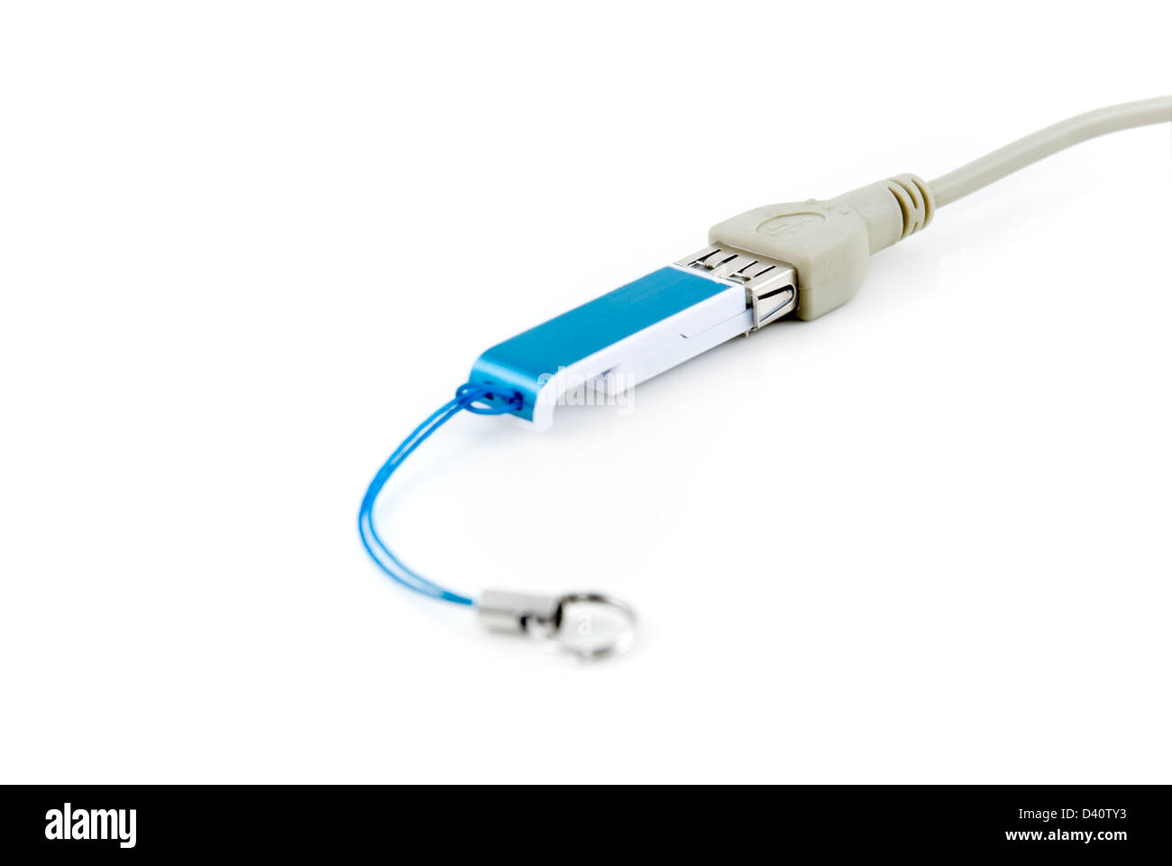 The device of flash-memory for USB are photographed close-up Stock ...