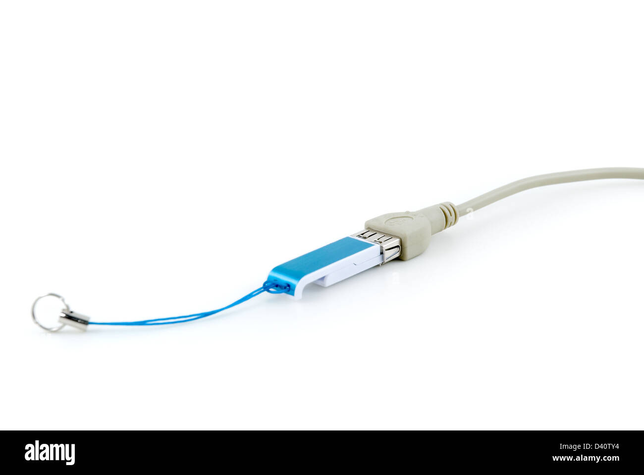 The device of flash-memory for USB are photographed close-up Stock ...