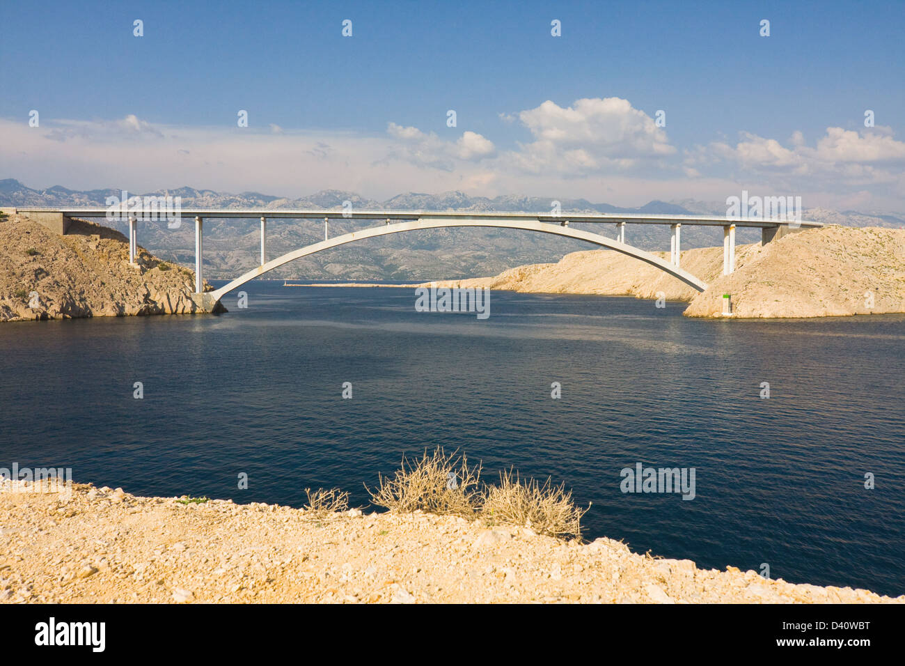 Bridge, Pag Island, Croatia Stock Photo - Alamy