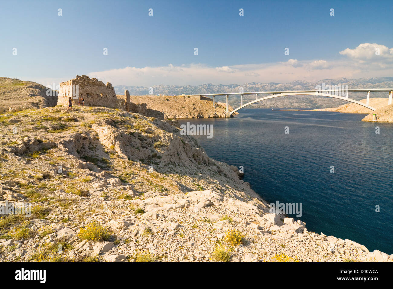 Bridge, Pag Island, Croatia Stock Photo - Alamy