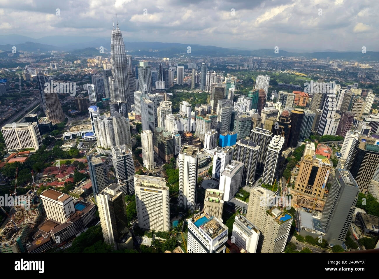 Asia Malaysia Kuala Lumpur Panorama Stock Photo - Alamy
