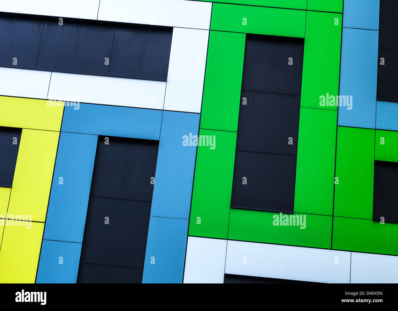 Colourful Modern Architecture Stock Photo - Alamy